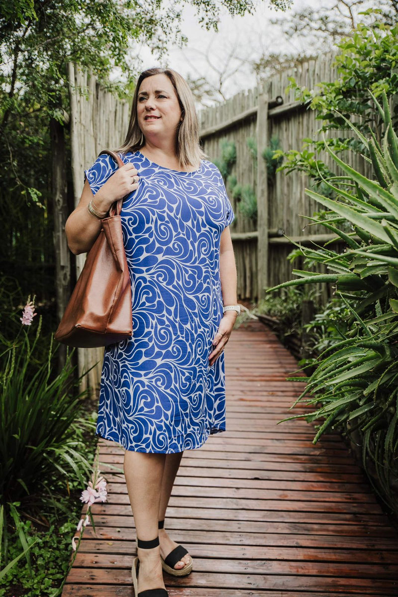 Capsleeve dress – May-Flower Clothing